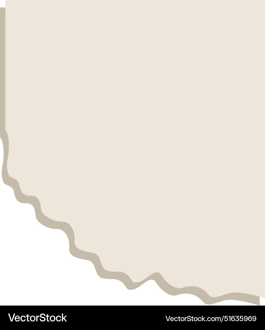 Notepad torn paper Royalty Free Vector Image - VectorStock