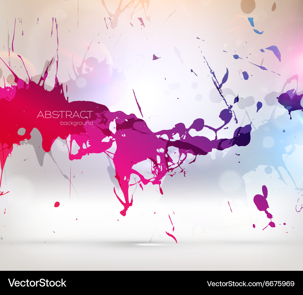 Paint splash background Royalty Free Vector Image