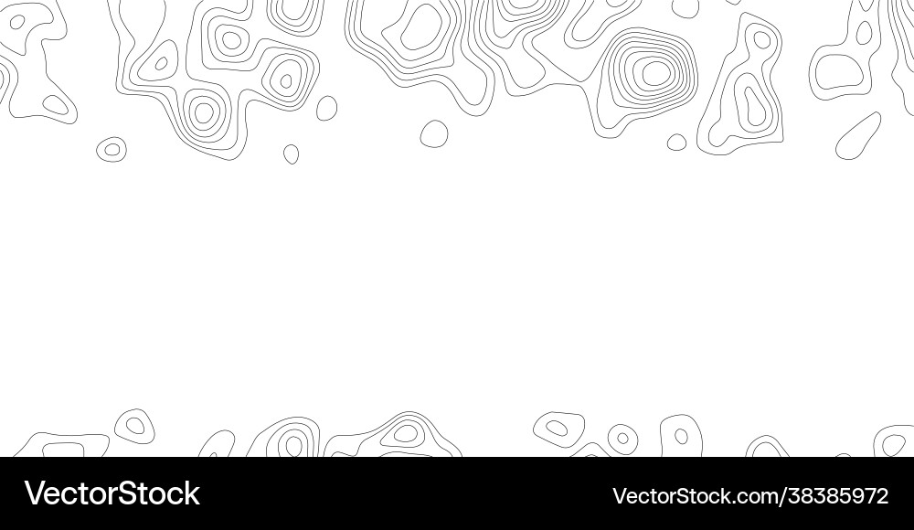 Retro topographic map great design for any Vector Image