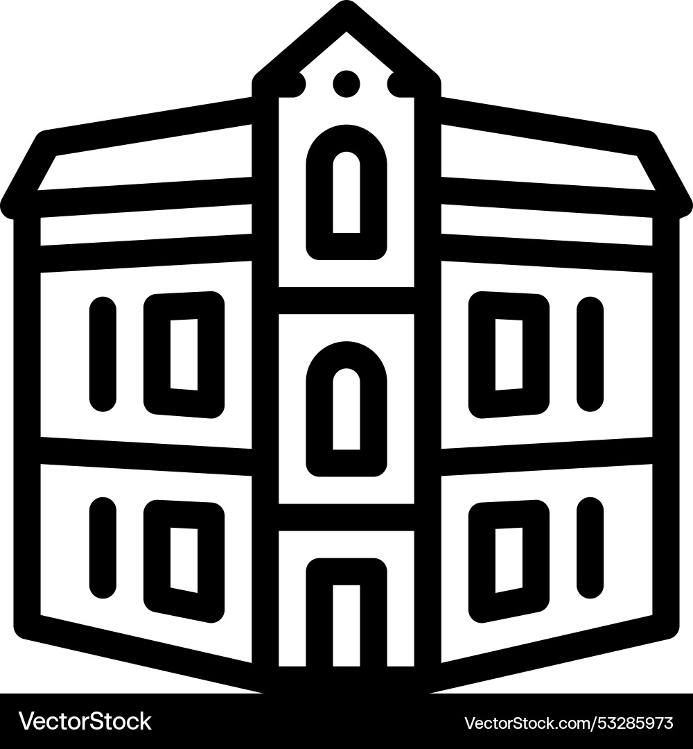 Duplex icon thin linear style design isolated Vector Image