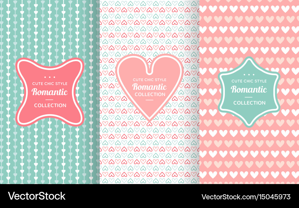 Pink chic seamless pattern Royalty Free Vector Image