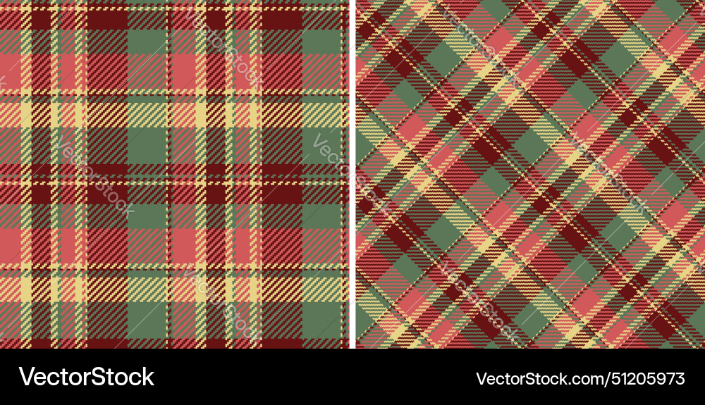 Seamless background fabric of textile check Vector Image
