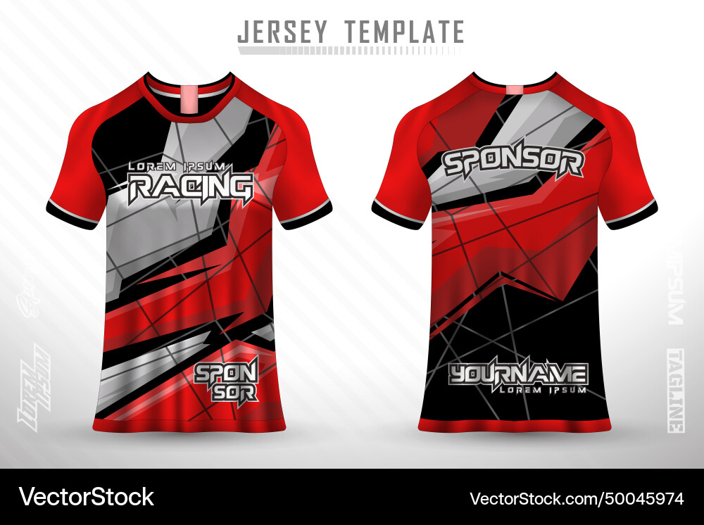 Front back t shirt design Royalty Free Vector Image