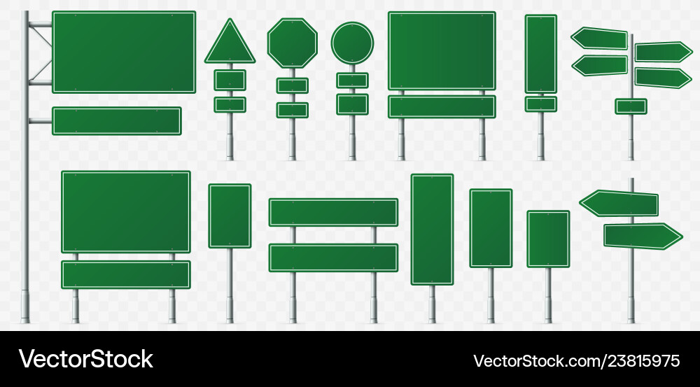 Direction sign board road destination signs Vector Image