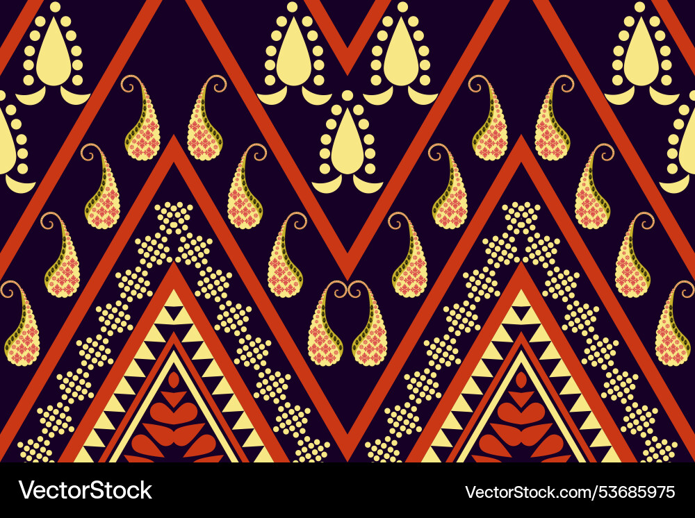 Geomagnetic native pattern Royalty Free Vector Image