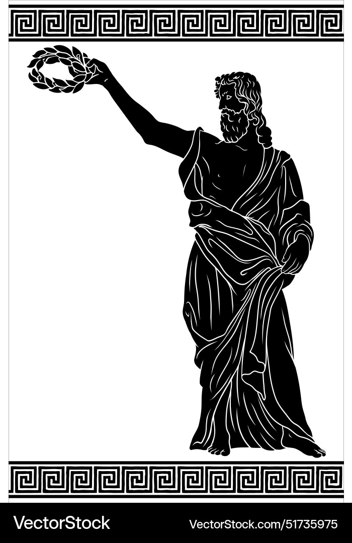 Greek man Royalty Free Vector Image - VectorStock