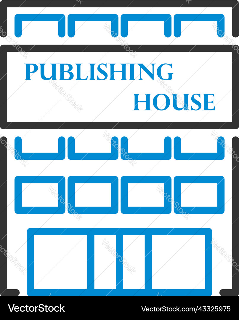 Publishing house icon Royalty Free Vector Image