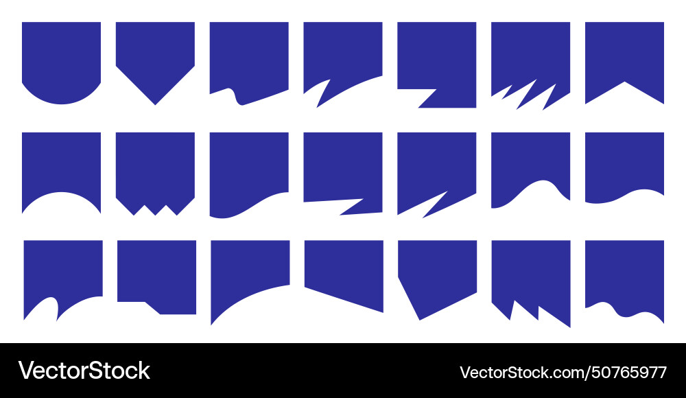 Abstract Shape Divider Elements Royalty Free Vector Image