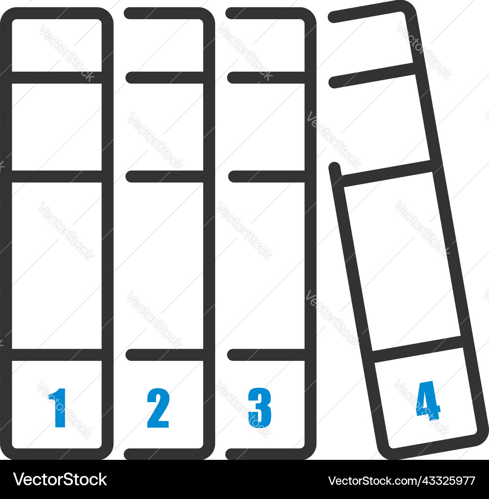 Books volumes icon Royalty Free Vector Image - VectorStock
