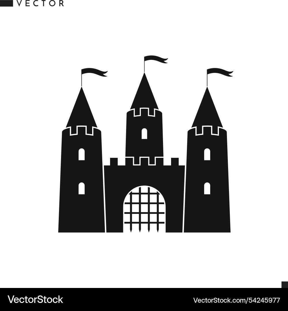 Castle Royalty Free Vector Image - VectorStock