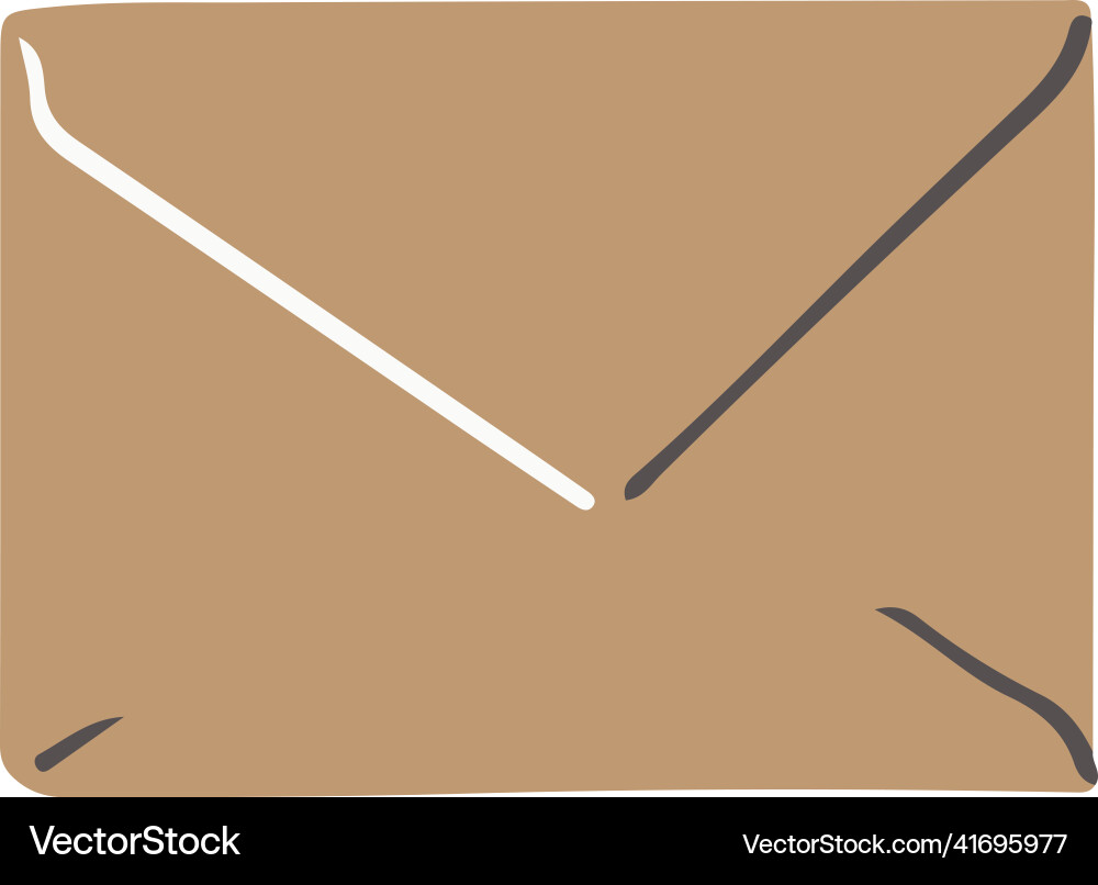 Envelope message in letter post mails Royalty Free Vector