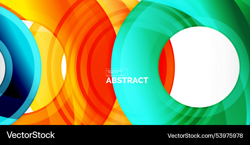 Circles round elements ring shapes premium Vector Image