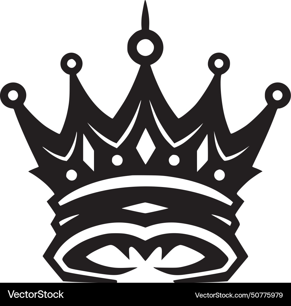 King - minimalist and simple silhouette Royalty Free Vector