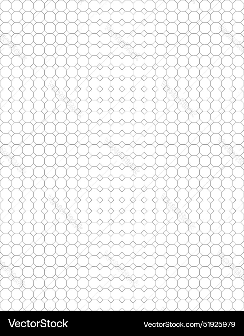 Octagon graph paper Lizenzfreies Vektorbild - VectorStock