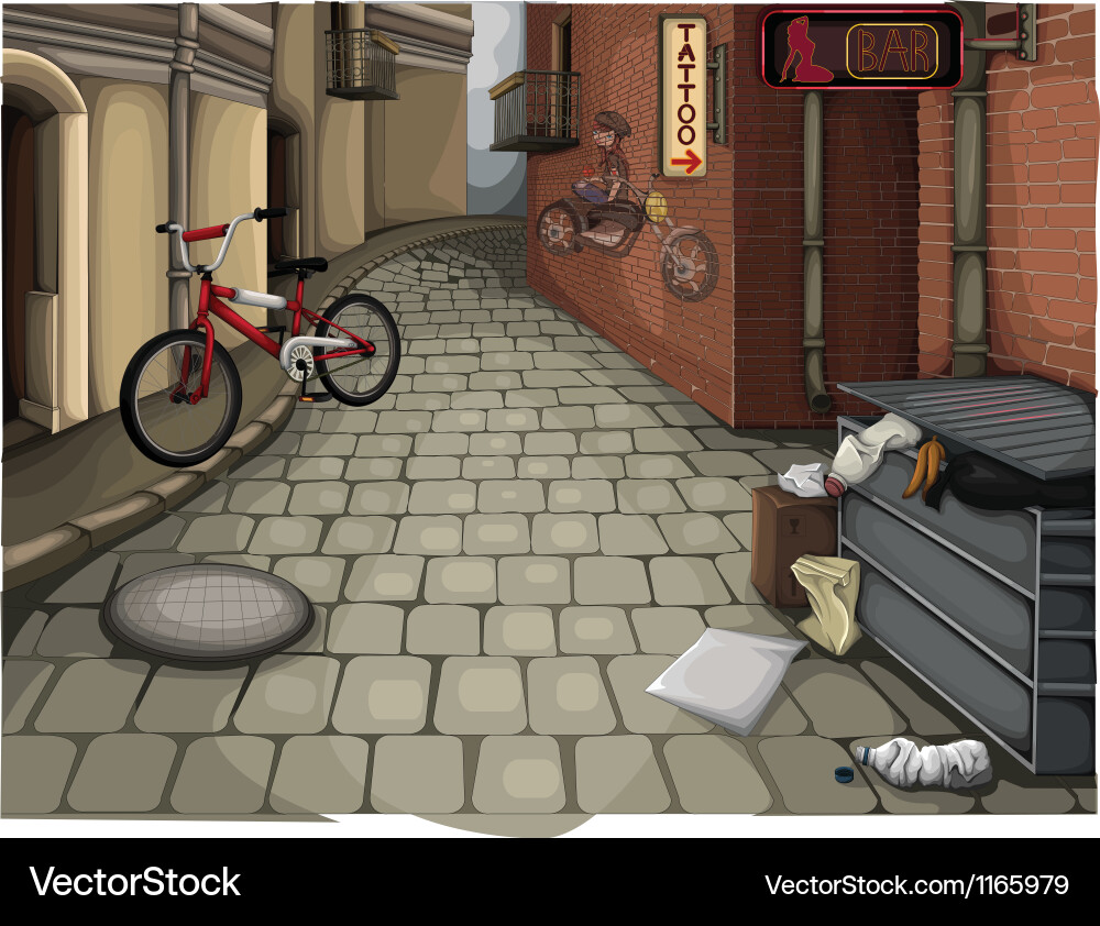 Street Royalty Free Vector Image - VectorStock