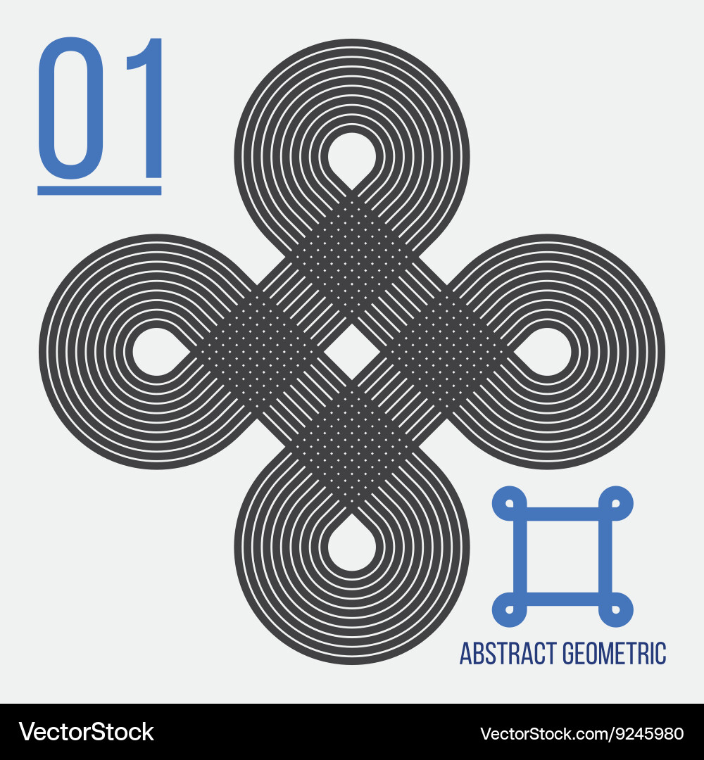 Abstract Geometric Lines and Shapes Royalty Free Vector