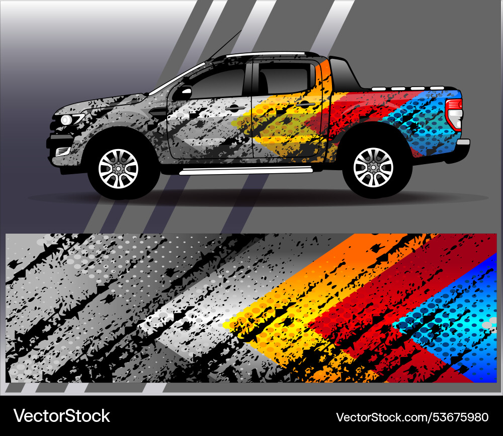 Graphic abstract stripe racing background designs Vector Image