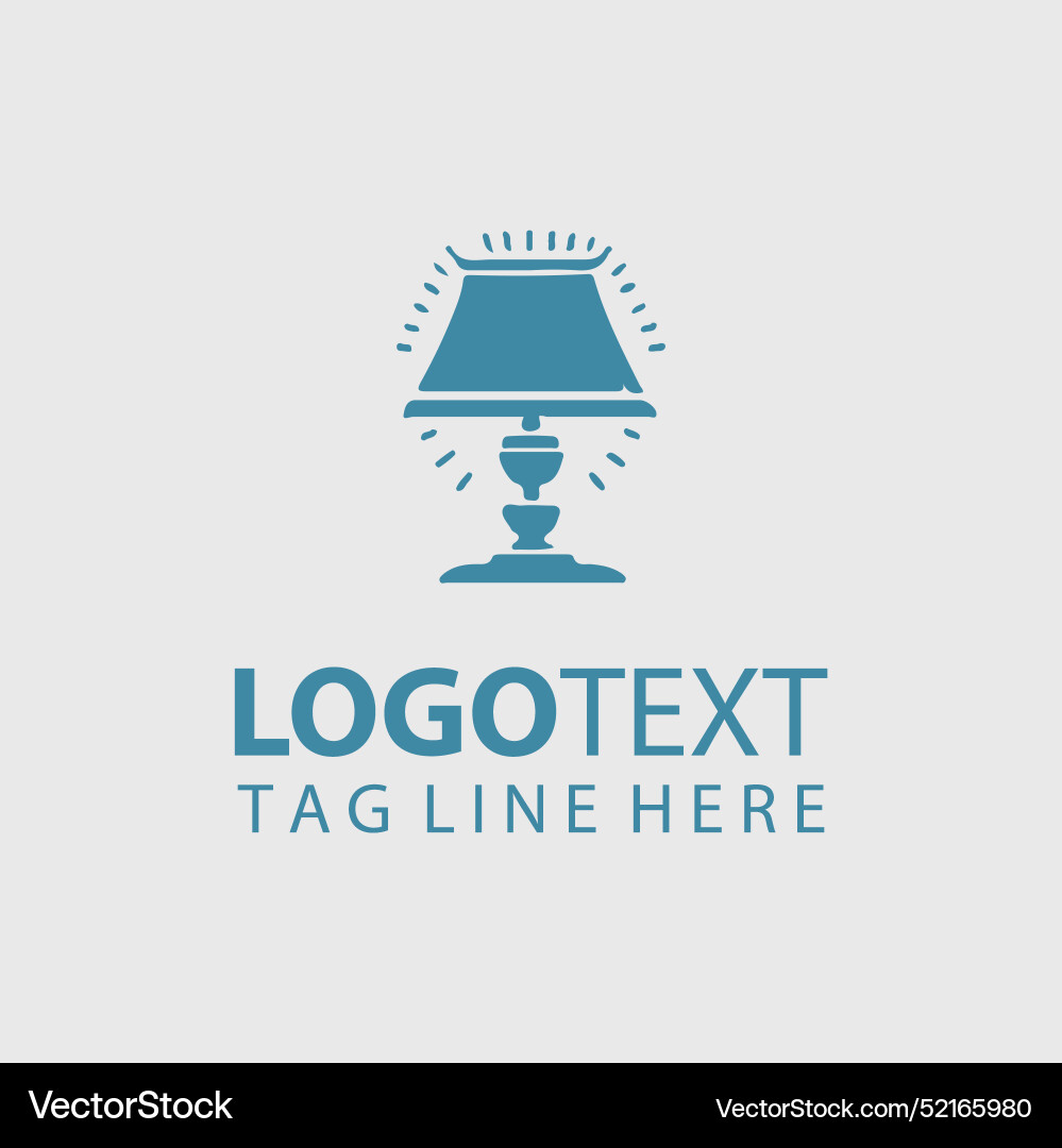 Lamp logo Royalty Free Vector Image - VectorStock