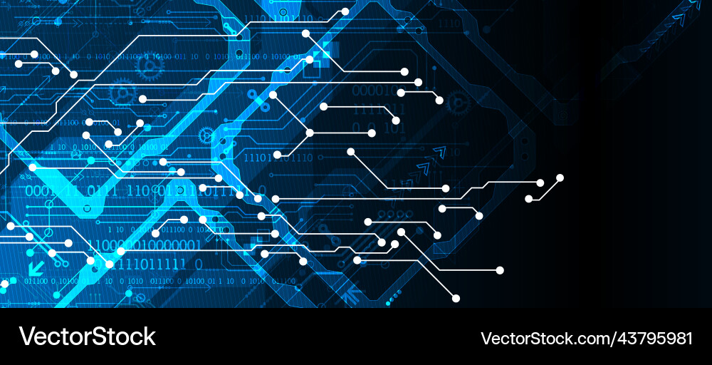 Abstract background on technological Royalty Free Vector