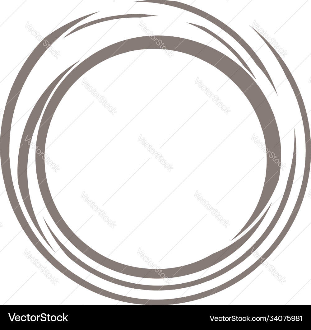 Cyber-cyberpunk sci-fi geometric circles rings Vector Image