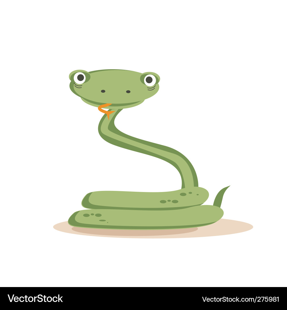 Snake isolated Royalty Free Vector Image - VectorStock