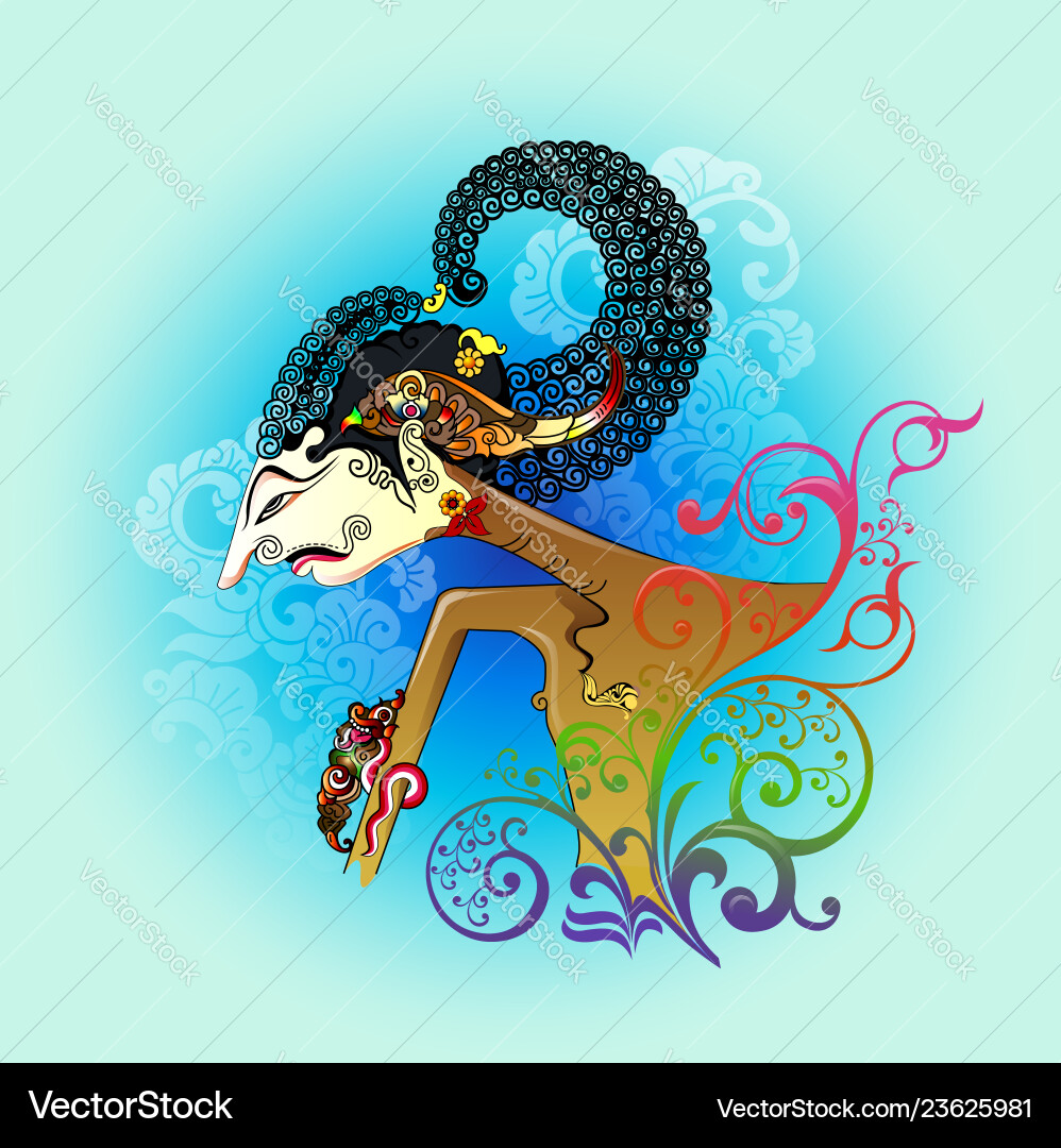 Wayang Royalty Free Vector Image - VectorStock