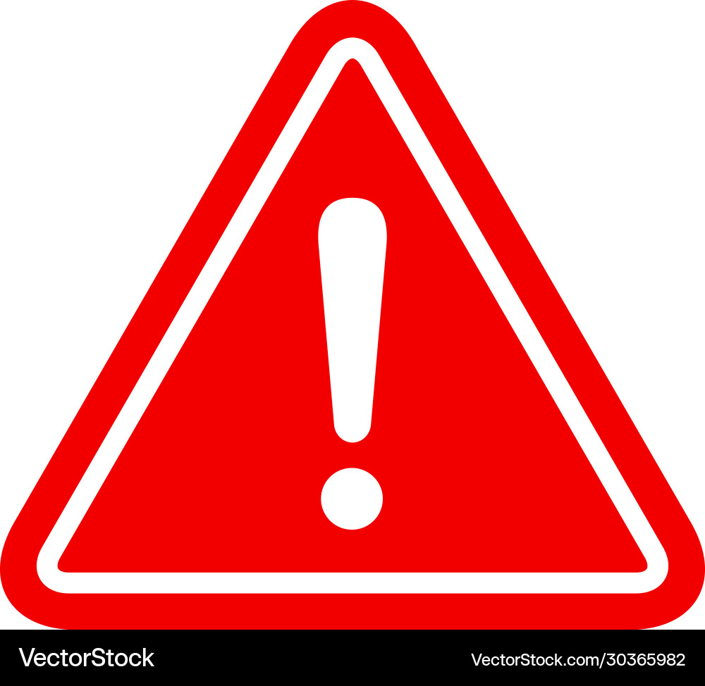 Red Triangle Exclamation Mark Vector Images (over 2,500)