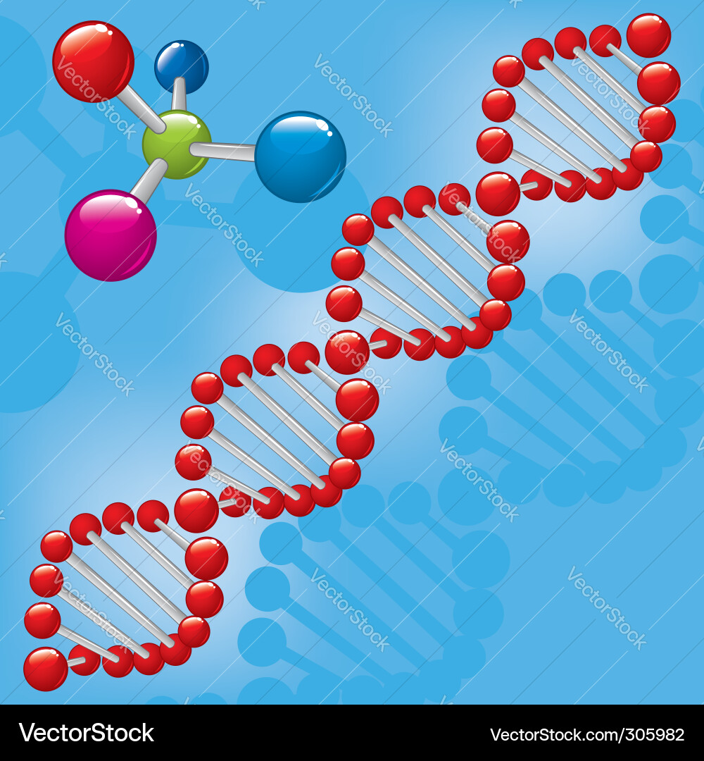 Molecule dna Royalty Free Vector Image - VectorStock