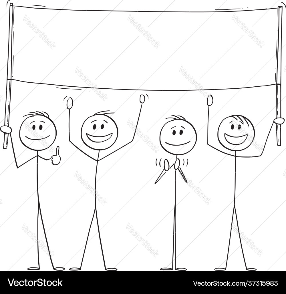 Stickman Banner Vector Images (over 510)