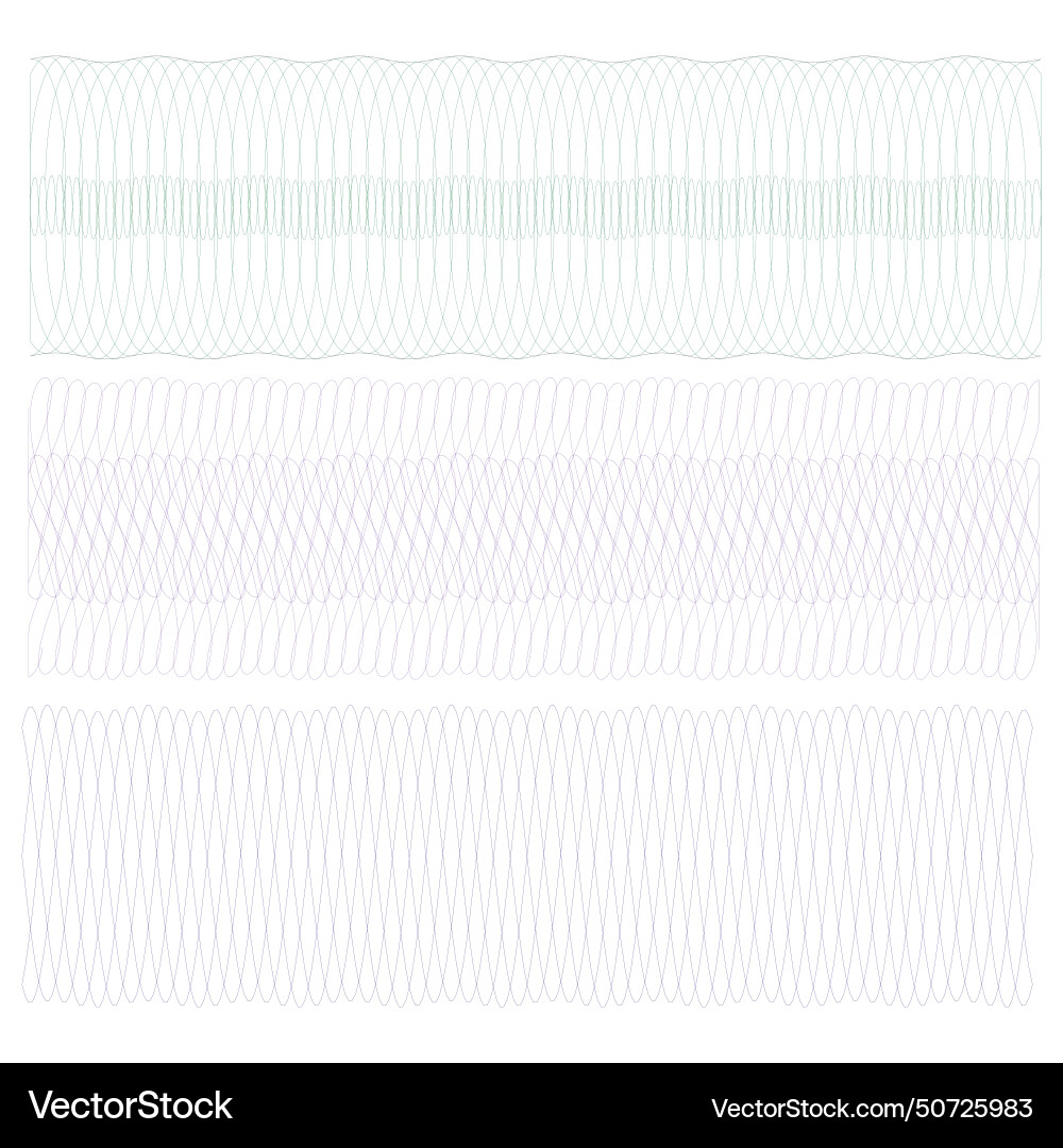 Watermark guilloche pattern Royalty Free Vector Image