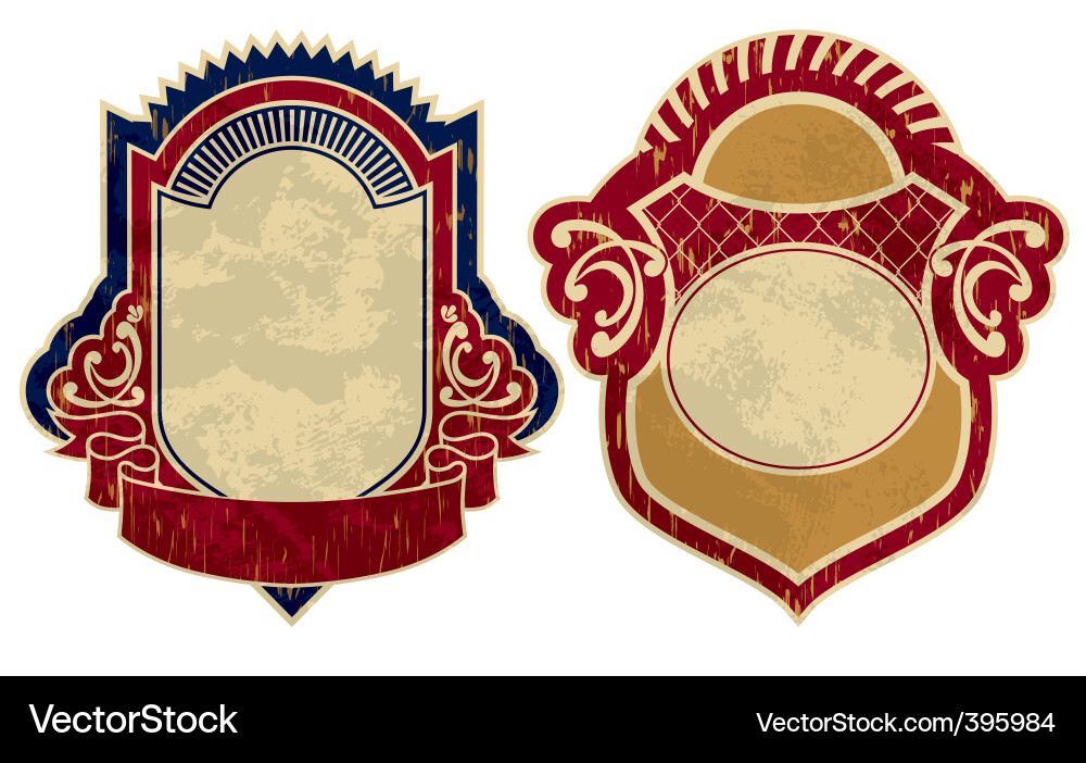 Vintage Label Set Royalty Free Vector Image - VectorStock