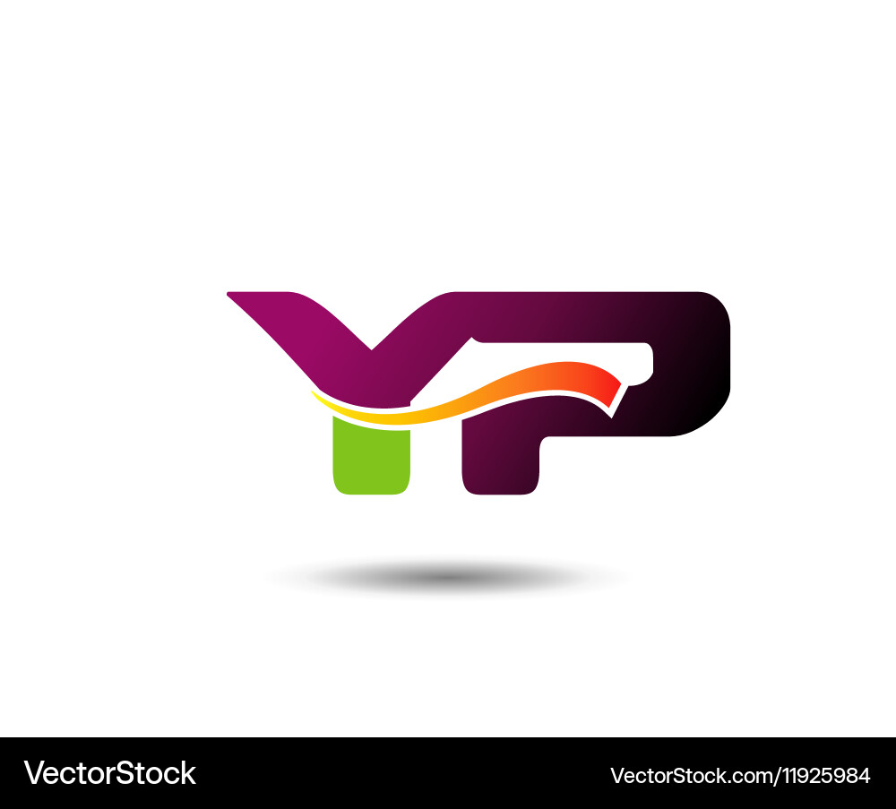 Yp logo Royalty Free Vector Image - VectorStock