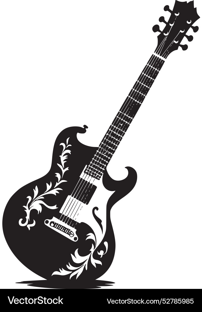 Guitar Royalty Free Vector Image - VectorStock