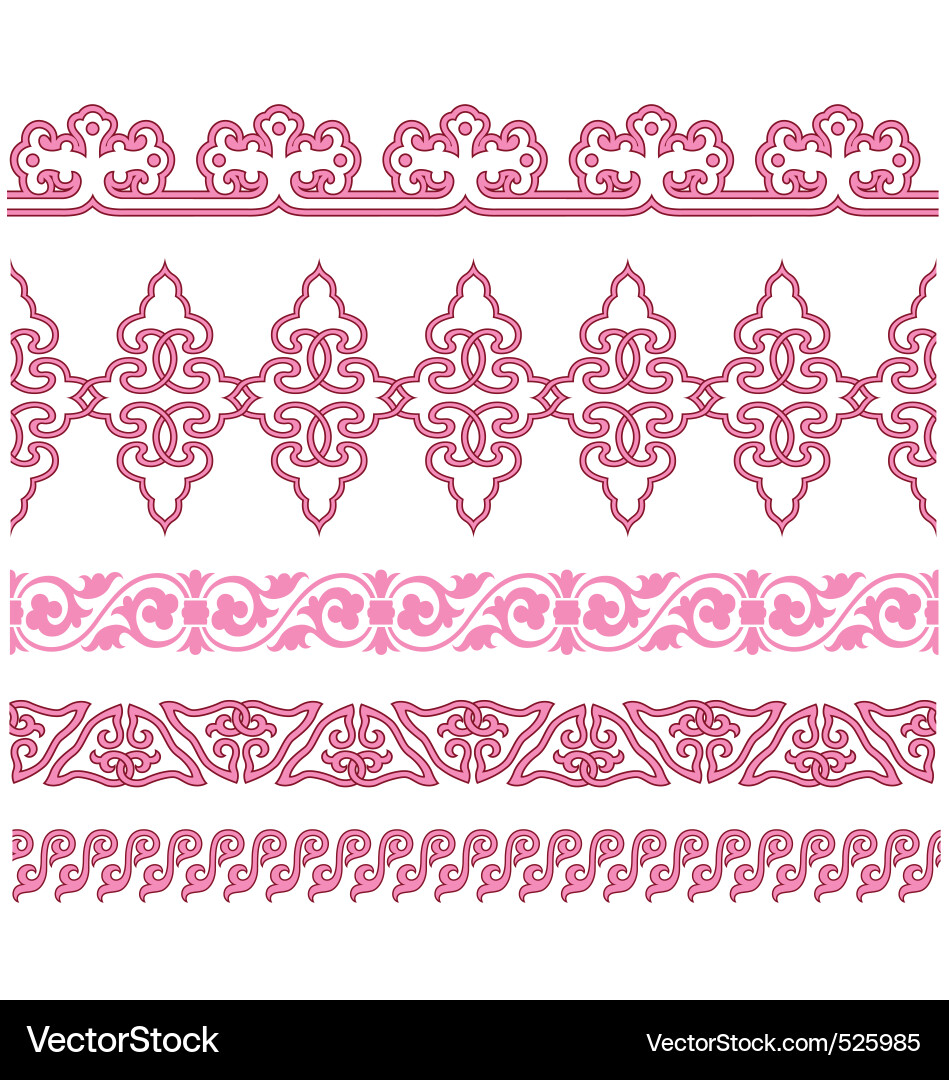 Oriental traditional pattern Royalty Free Vector Image