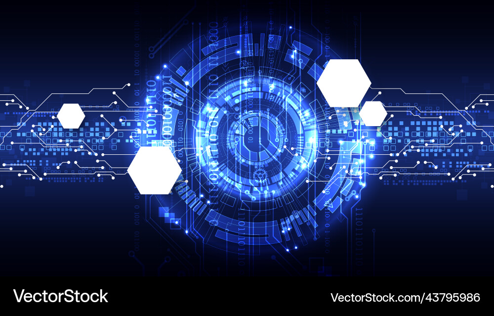Abstract background on technological Royalty Free Vector