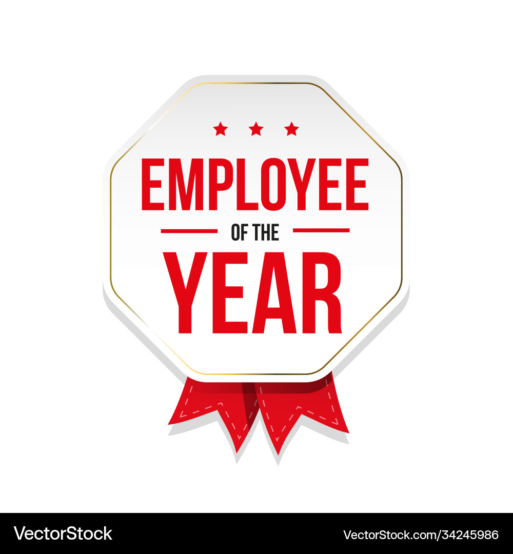 Employee year Royalty Free Vector Image - VectorStock