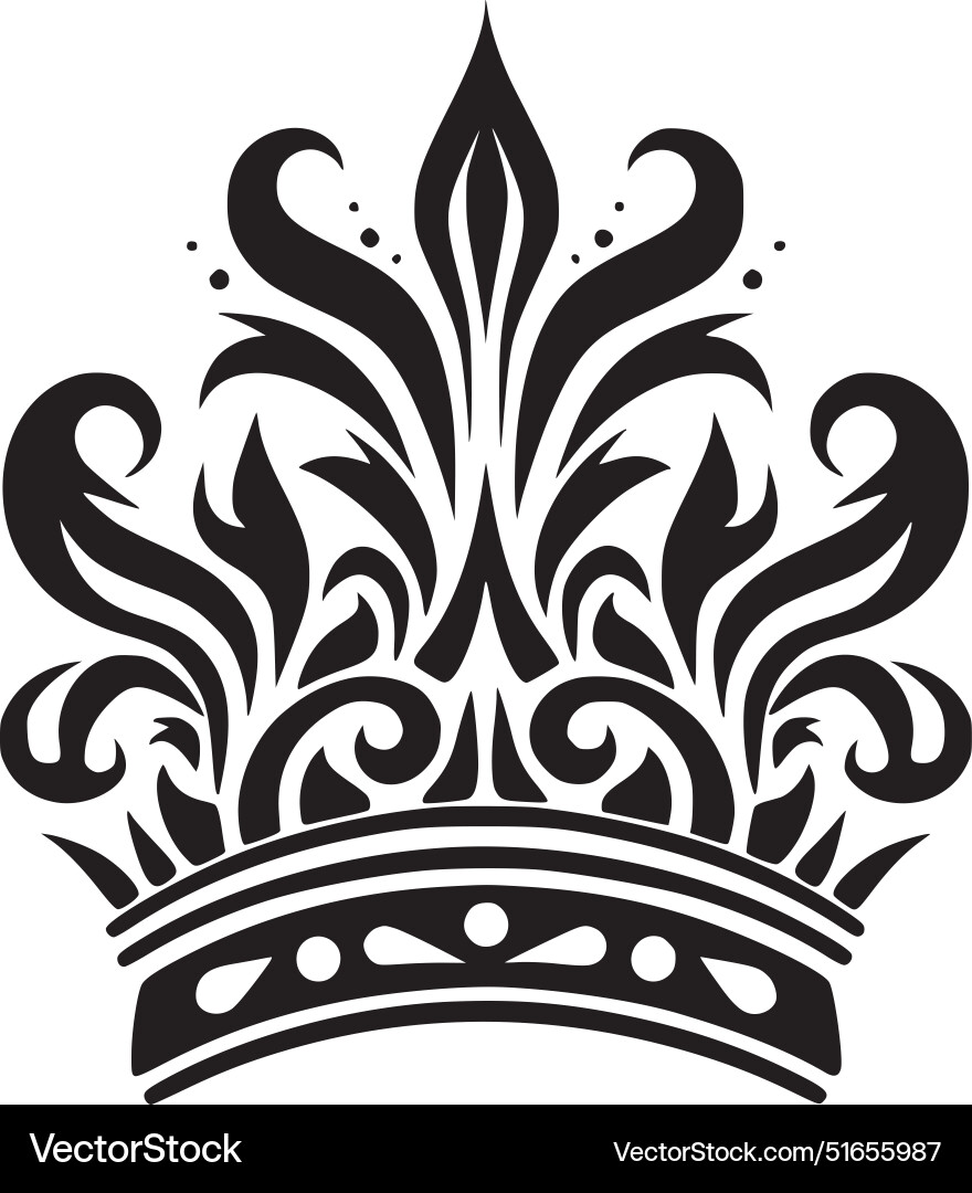 Crown - high quality logo - ideal for t-shirt Vector Image