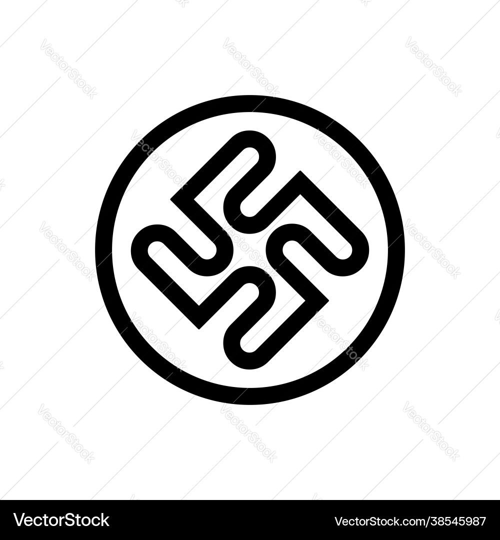 Initial letter n n4 or 4n logo template – Royalty-Free Vector | VectorStock