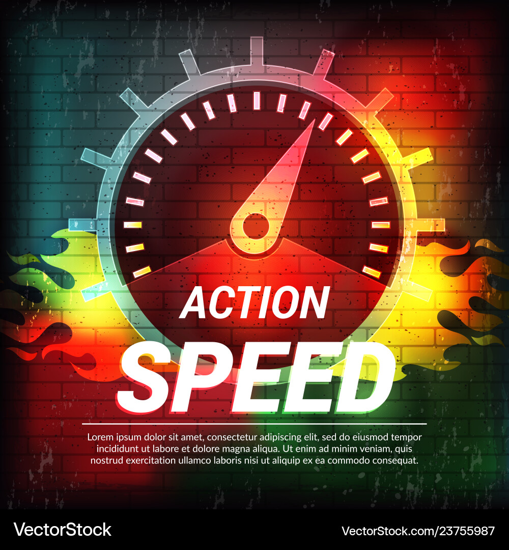 Speed poster abstract driving concept sport Vector Image