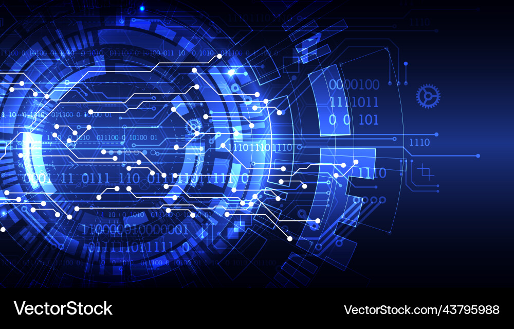 Abstract background on technological Royalty Free Vector