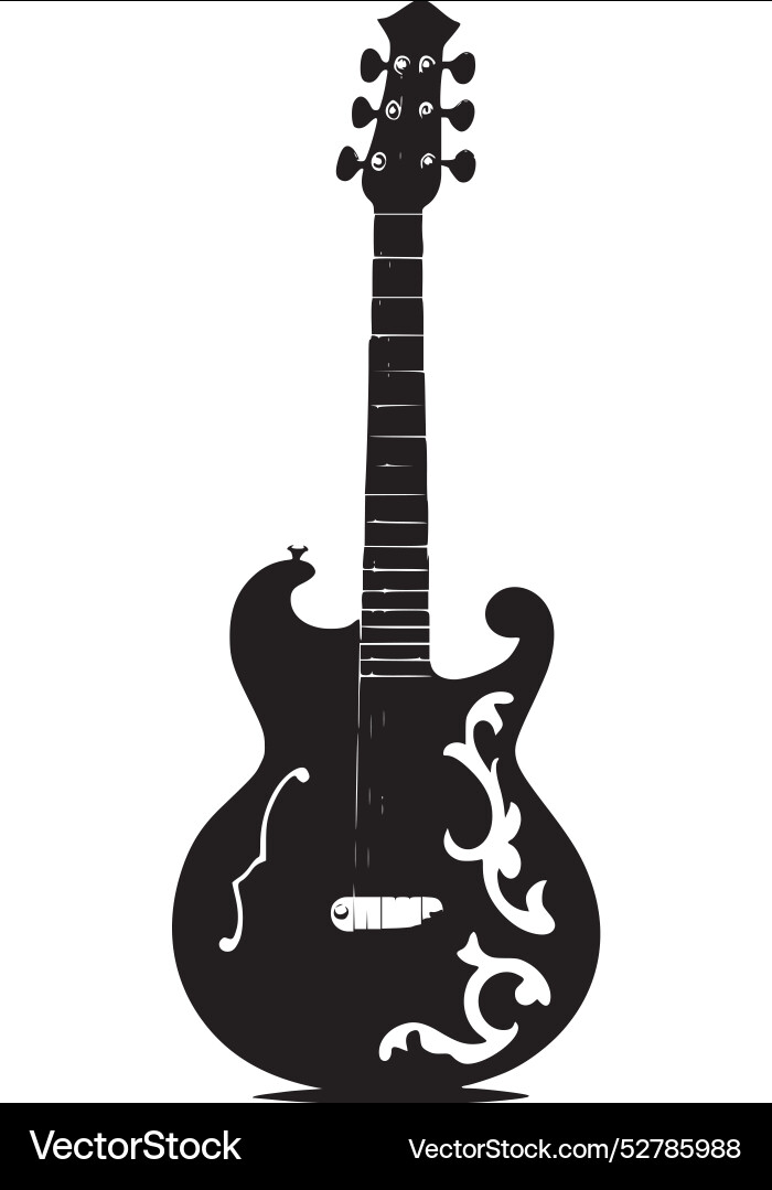 Guitar Royalty Free Vector Image - VectorStock