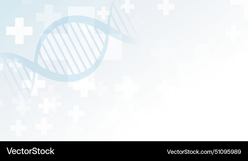Digital bio technology medical care banner Vector Image