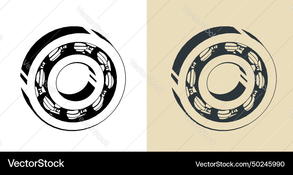 Ball bearing Royalty Free Vector Image - VectorStock