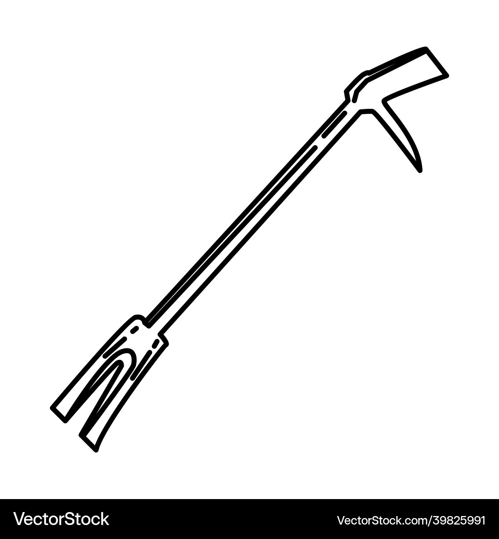 Halligans bar icon doodle hand drawn or outline Vector Image