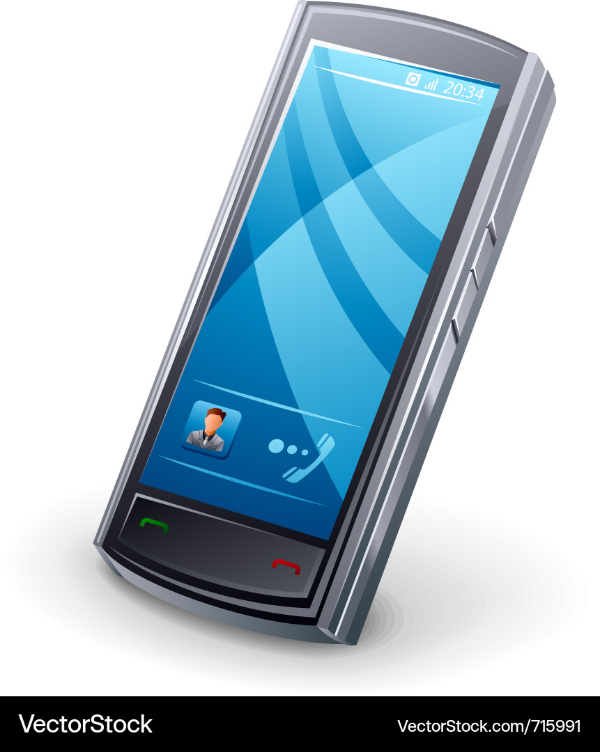 Mobile phone Royalty Free Vector Image - VectorStock