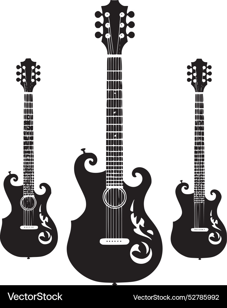 Guitar Royalty Free Vector Image - VectorStock