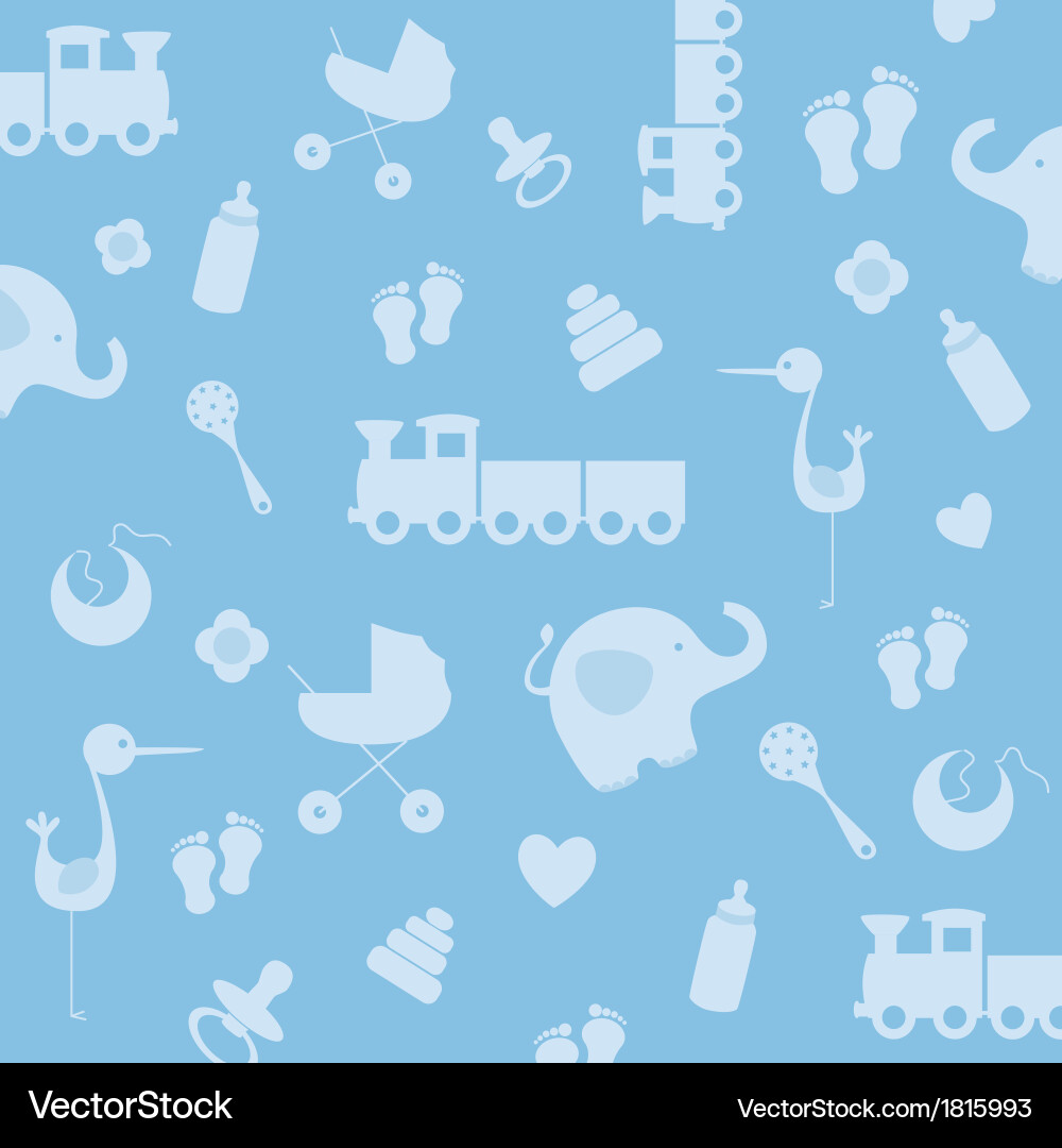 Background baby boy Royalty Free Vector Image - VectorStock