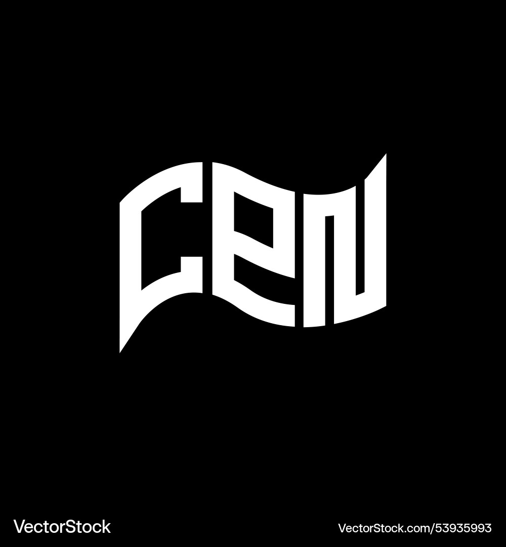 Cpn logo design simple and modern Royalty Free Vector Image