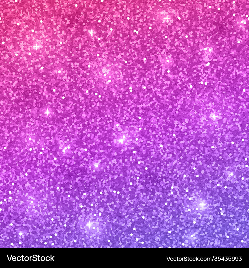 Glitter background with pink violet gradient Vector Image