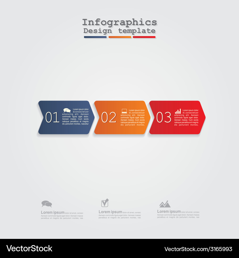 Infographics with arrows Royalty Free Vector Image